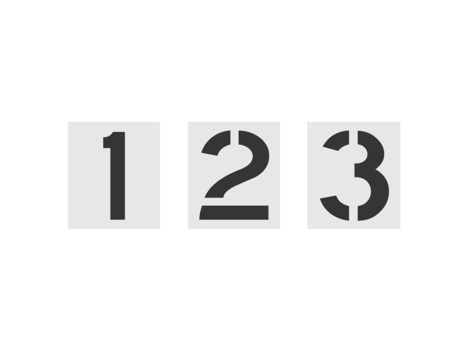 18-Inch Number Kit - StencilMax