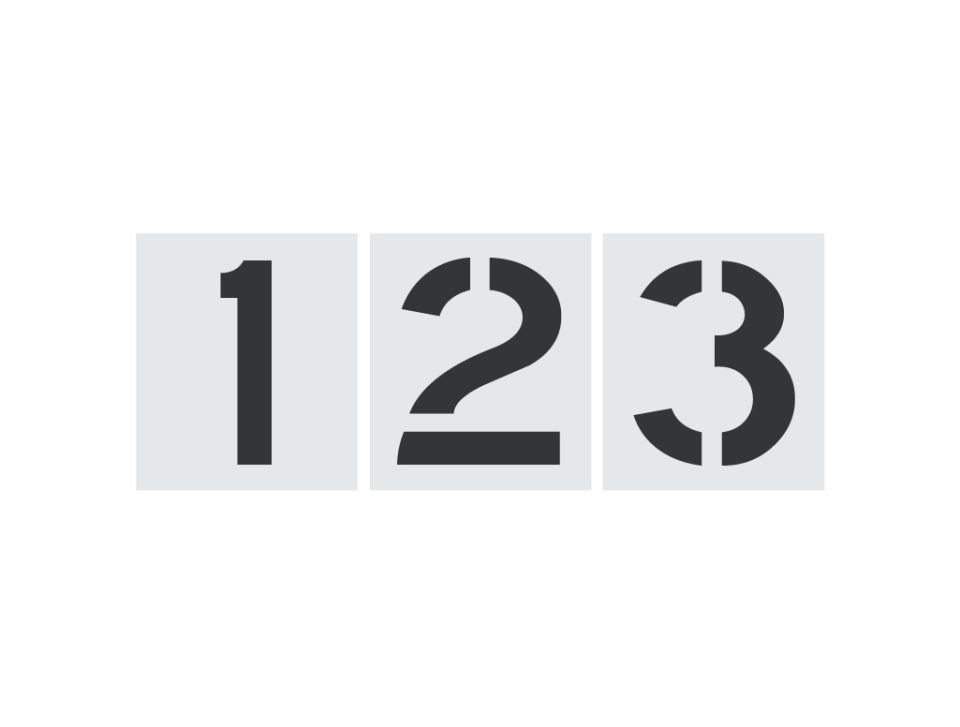 24-Inch Number Kit - StencilMax